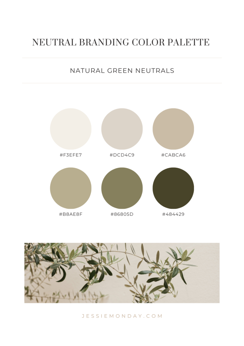 Neutral color palette inspiration - Jessie Monday