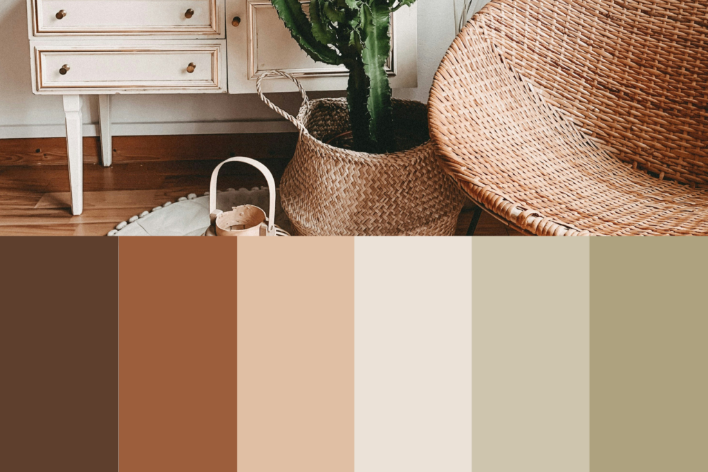 Boho color palette inspiration (with hex codes) - Jessie Monday