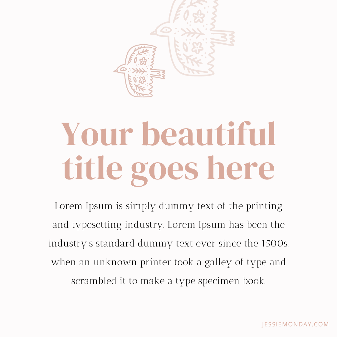 14 Feminine fonts and color combinations - Jessie Monday